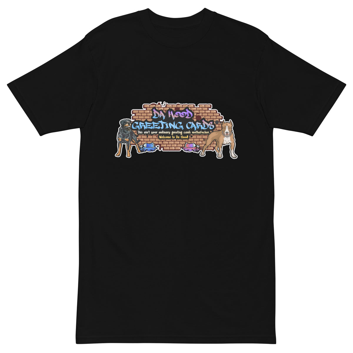 Da Hood Heavyweight Tee – Da Hood Greeting Cards